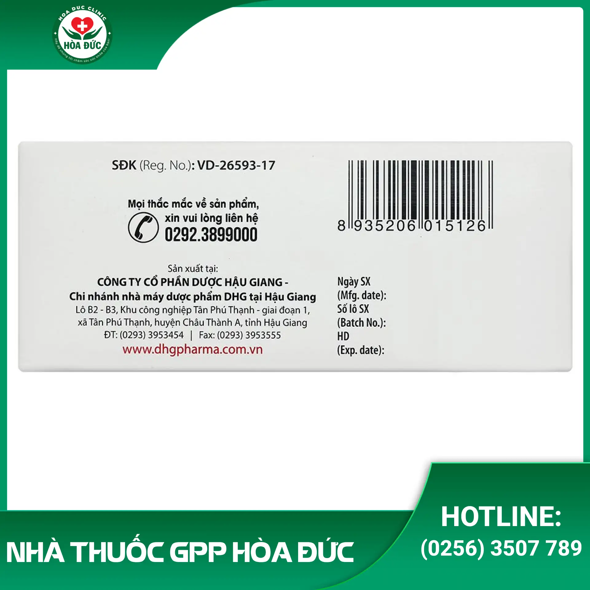 Thuốc Angut (300mg) - Phòng Khám Đa Khoa Hoà Đức